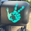 Set of 2 Sea Turtle Hand Wave Decals for Jeep Side Mirrors - Hand Wave ...