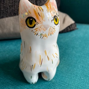 Otter Figurine, Ceramic Otter, Moon Phases,galaxy Figurine, Ceramic ...