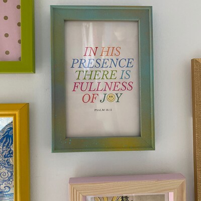 In His Presence There is Fullness of Joy DIGITAL PRINT Modern Christian ...