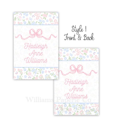 Blue Hydrangea & Pink Bow Trellis Seamless Pattern. Heirloom Vintage ...