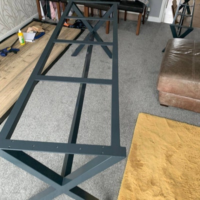 Inverted Trapezium Frame by Designer Legs Rustic Steel Metal Industrial ...