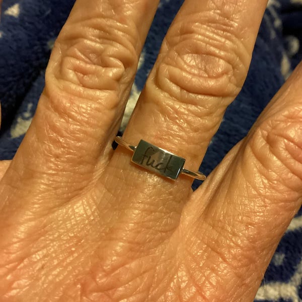 Still I Rise Ring Inspirational Jewelry for Women Custom Word ...
