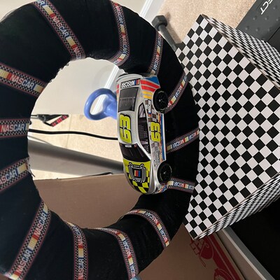 Hockey Ribbon 7/8 Inch Grosgrain Ribbon is White With Black Hockey ...