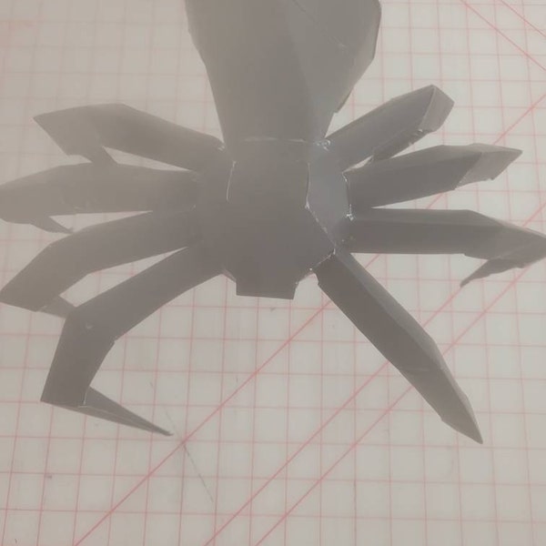 SPIDER PAPERCRAFT Template, Diy 3D Paper Craft, Pdf Downloadabe Pattern ...