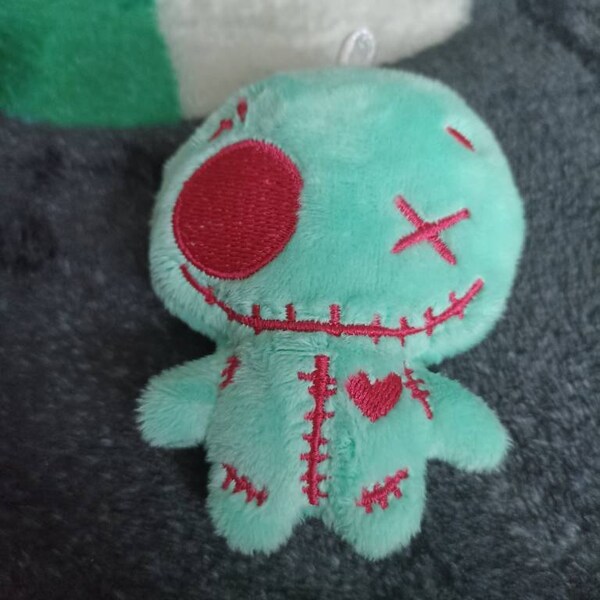 Monster Voo Doo Doll Stuffie Snap Tab, 4x4 Halloween ITH Embroidery ...