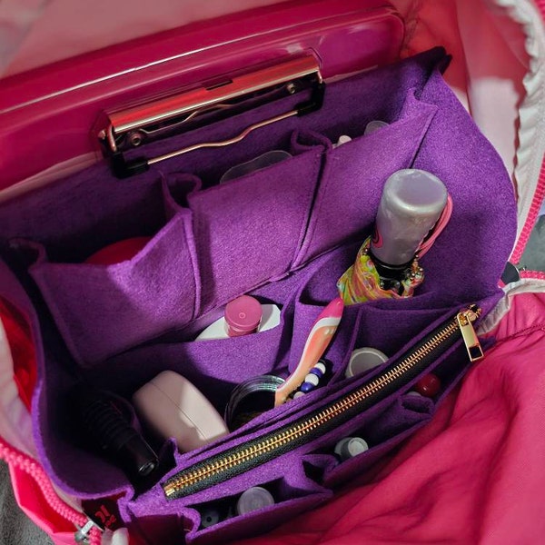 Customizable Backpack Organizer Felt Insert (rounded Top With Handle ...