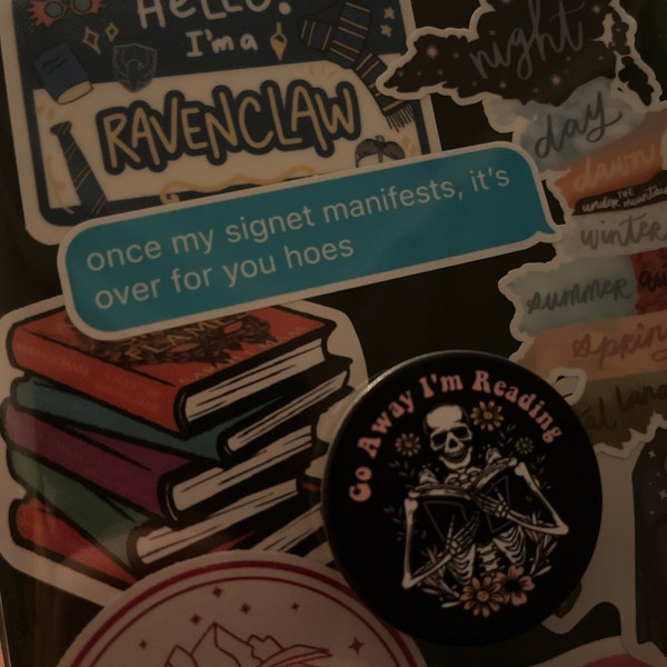 If Riders Could Text Signet Sticker Inspired by Fourth Wing Iron Flame ...