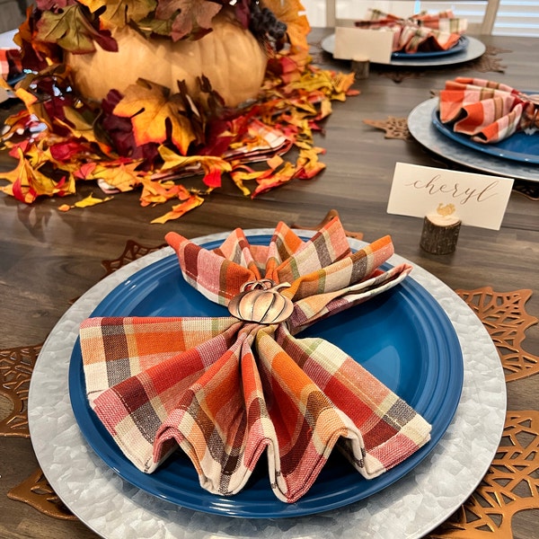 Thanksgiving Place Cards (sets of 5+) | Custom Handwritten Calligraphy ...