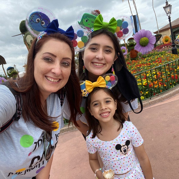 Core Memory Disney Ears - Inside Out Minnie Ears - Clearly Magic Clear ...