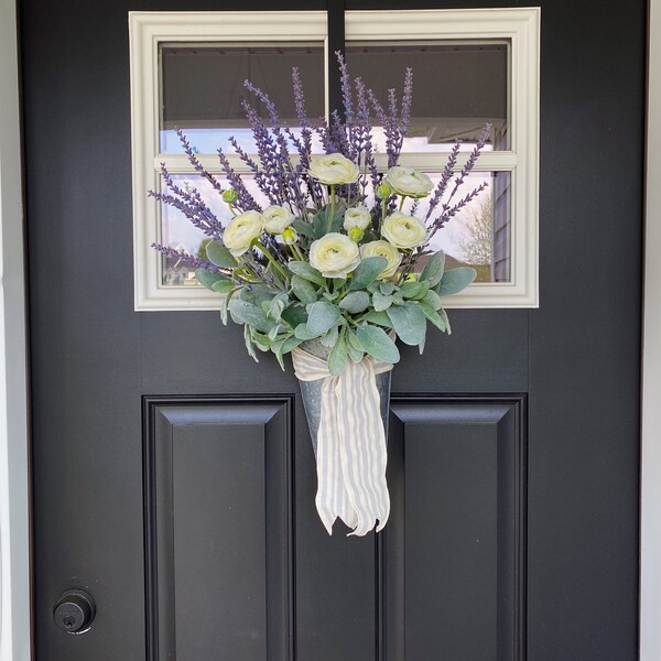 Pumpkin Swag Wreath, Orange Pumpkin Swag for Front Door, Fall Door Swag ...