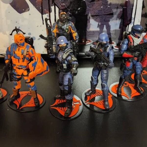 G.I. Joe Classified Compatible Figure Stands - GI Joe and Cobra Highly ...