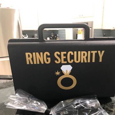 Ring Security Briefcase Ring Bearer Gift Ring Security Case - Etsy