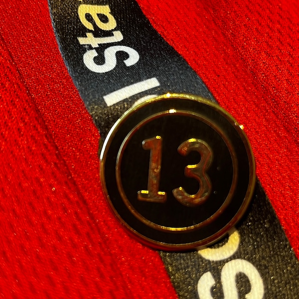 Thirteenth Floor Hard Enamel Pin | Elevator Button, Lucky Number 13 - Etsy