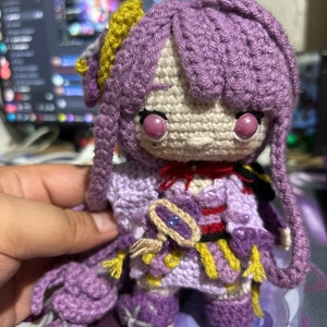 Crochet PDF Pattern: hu Tao & Boo Tao Chibi Amigurumi - Etsy