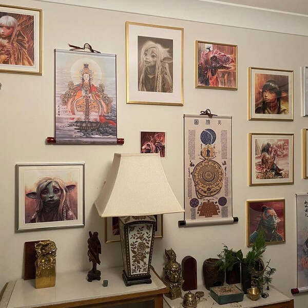 Fireys Art Print Labyrinth Watercolor Artwork the Fire Gang Art Print ...