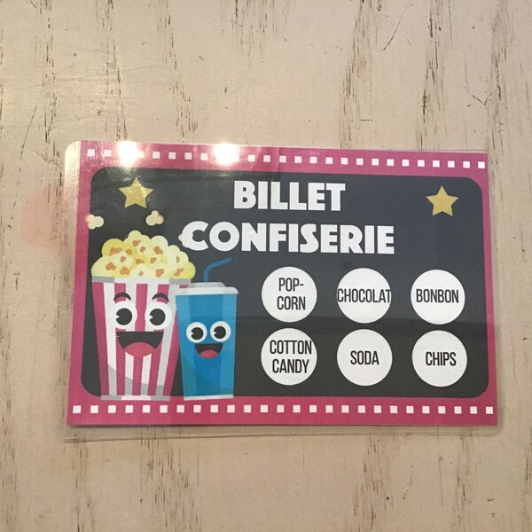 Movie Night Concession Tickets Editable Printable/ Backyard Movie Night ...