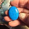 Lab-grown 10mm Blue Opal Alphabet Letter Gemstone,blue Opal Initial ...