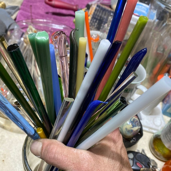 Devardi Glass Boro Rods, COE 33 Clear Glass Rods 8mm, 1lb - Etsy