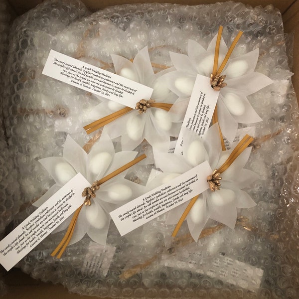 Jordan Almond Wedding Bridal Shower Favor Tag 2.5 Inch Italian ...