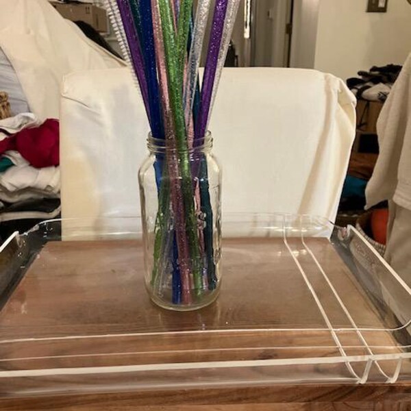 Glitter Tumbler Straw Replacement Straw Cup Accessory Glitter Straw for ...