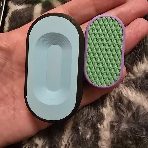Fidget Holder Keychain - 3D Printed Slider Carrier for the Pill and ...