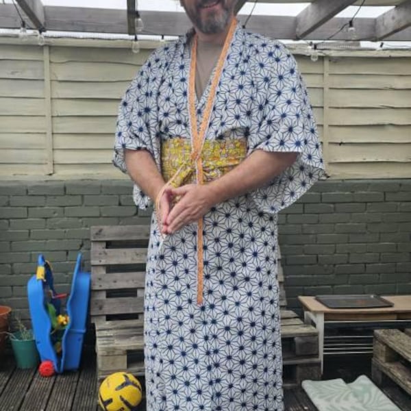 Paperless DIY Kimono Yukata Pattern - Easy to Sew With Western Fabrics ...