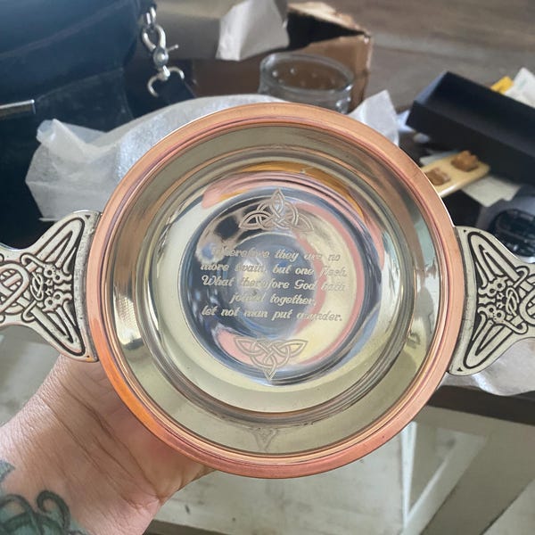 Pewter Chalice Personalised Gift Custom Engraved Chalice Gift English ...