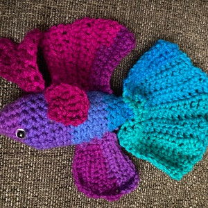 Betta Fish Crochet Amigurumi Pattern PDF - Etsy