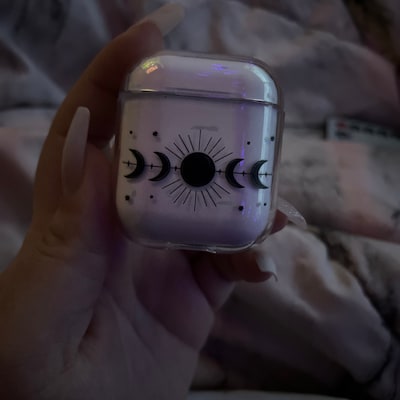 Moon AirPod Case Cute, Moon Phases airpods Pro Case, Durable Protective ...