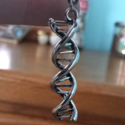 DNA Keychain, Science Keychain, Double Helix Keychain, Biology Keychain ...
