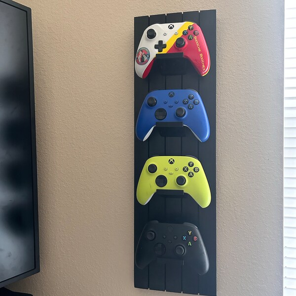 Rustic Black Video Game Controller Display, Holder, Organizer. on ...