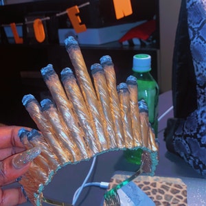 Marijuana Princess Tiara Weed Queen Cannabis Stoner Heart | Etsy