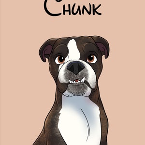 Custom Disney-cartoon Pet Portrait Personalized Portraits - Etsy