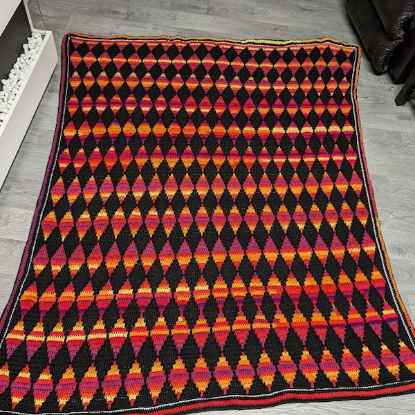 Mosaic Crochet Pattern #18 Chart Only - 4 CHARTS INCLUDED- BONUS ...