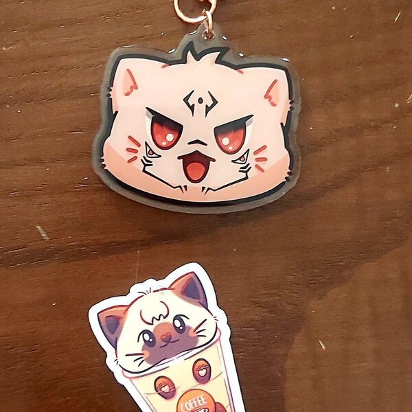 Cat Cloud Art Print, Kawaii Wall Decor - Etsy