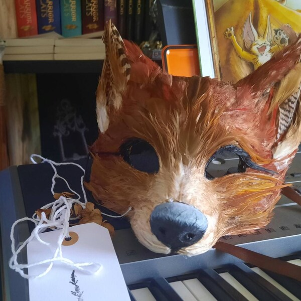 Luxury Red Fox Mask, Unisex Adult Fox Mask, Woodland Animals, Festival ...