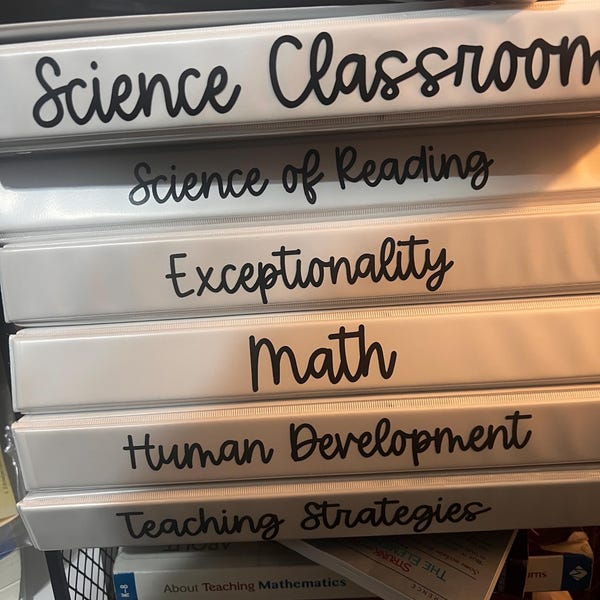 Binder Decals, School Subject Label, School Subject Decals, Class ...