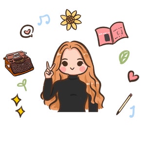 Custom Cute Cartoon Portrait, Cute Anime Portrait, Illustration ...