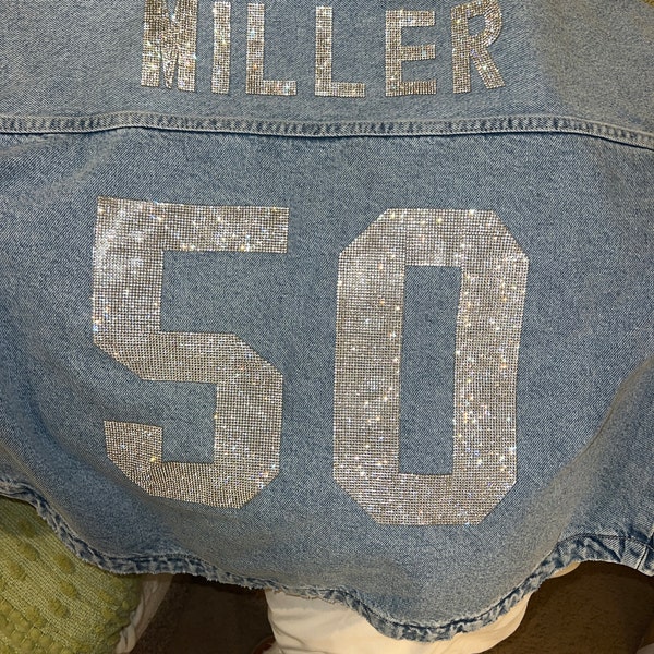 Large Rhinestone Number Patches, Choose Your Number, 0 - 9 Large Bling ...