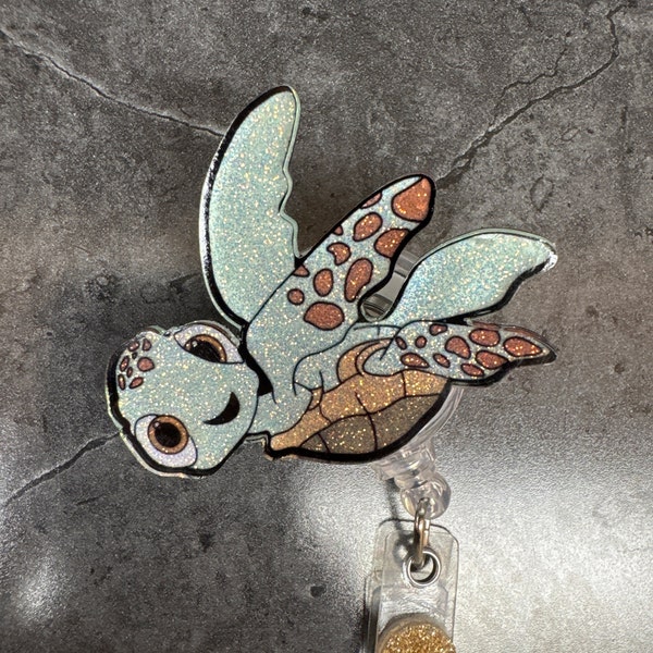 Squirt Crush Finding Nemo Retractable ID Badge Reel Nurse Teacher Badge ... Squirt Crush Finding Nemo Retractable ID Badge Reel Nurse Teacher Badge ...
