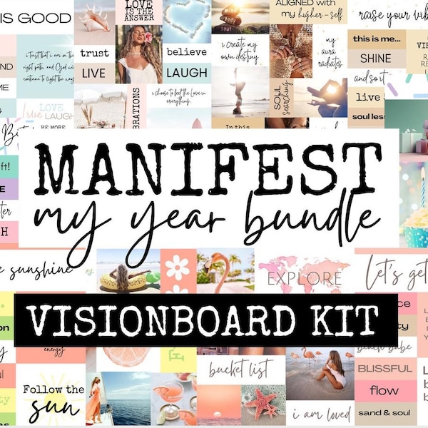 Gratitude Jar Printable, Gratitude Vision Board for Manifesting ...