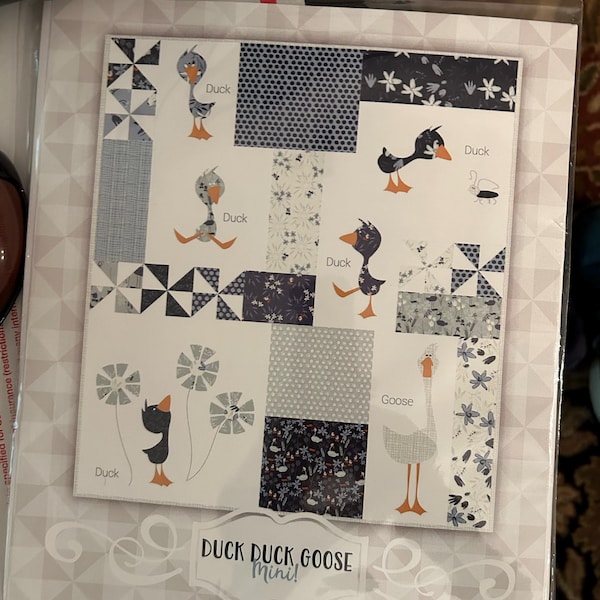 Duck Duck Goose Mini Quilt Pattern From Meags and Me*duck, Duck, Goose ...