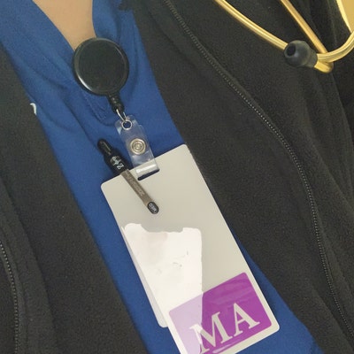 Purple MA Badge Buddy Free Shipping Purple Badge Buddies for Medical ...