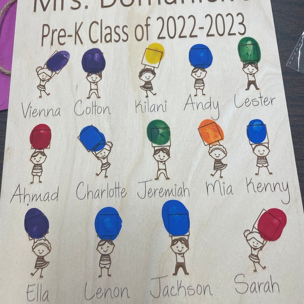 Personalized Teacher's Class Gift | End of Year Class Gift | Teacher ...