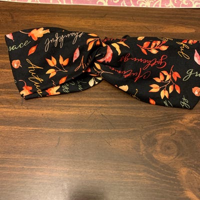 Polka Dot Headband, Tie Headband, Bow Headband, Valentine's Day ...