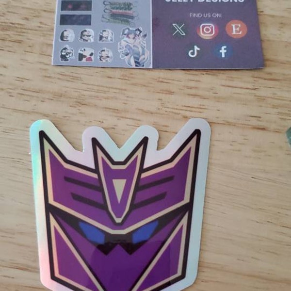 Transformers One: D-16’s Megatronus Prime Sticker! - Etsy