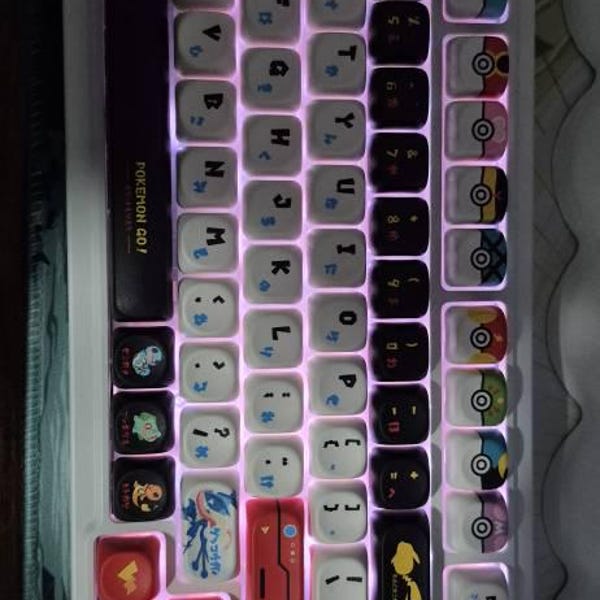 Tokyo Ghoul Keycaps Set, Kaneki Ken Theme, One-eyed Ghoul Vibes, 130 ...