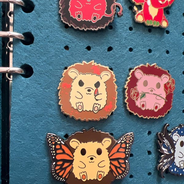 Highland Cow Hard Enamel Pins - Cow Pins - Themed Highland Cow Pins ...