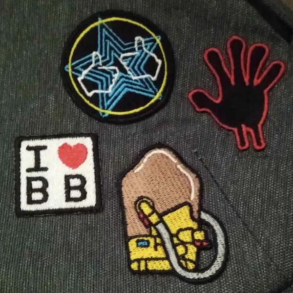 Smiling Friends Charlie and Pim Mini Iron-on Embroidery Patches - Etsy