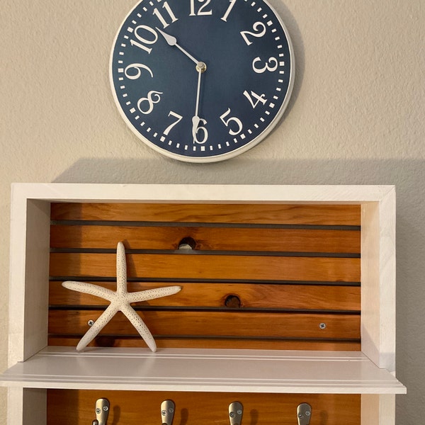 Colonial Blue Clock, Large Wall Clock, Choose From 8 Sizes. Extra QUIET ...